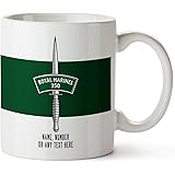 Personalised Royal Marines Commando Mug - Add Name Gift RM04: Amazon.co ...