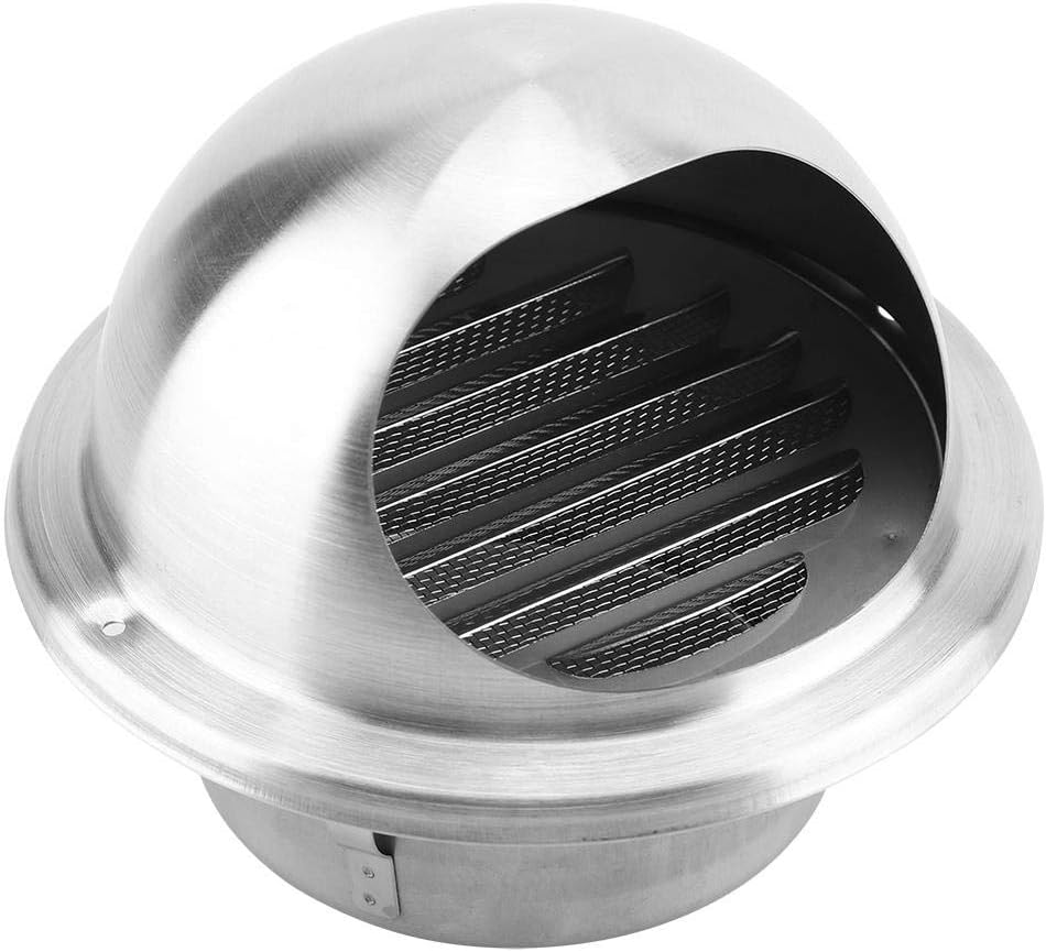 Eboxer 100mm Adjustable Stainless Steel Round Ventilation Wall Vent ...