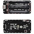 Amazon.com: Double 18650 Lithium Battery Shield V8 5V/3A 3V/1A Power Bank Battery Charging ...