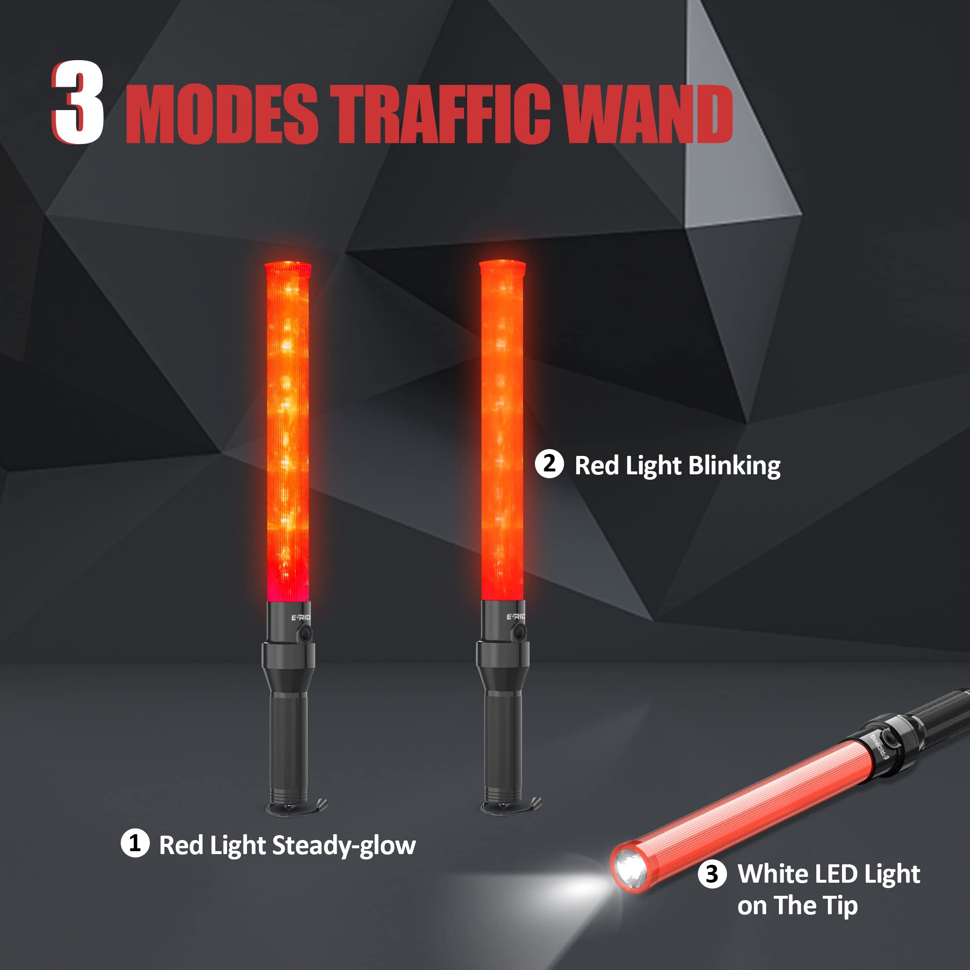 Mua E-riding 6 Pieces 21 Inch Signal Traffic Wand, Traffic Control Wand ...