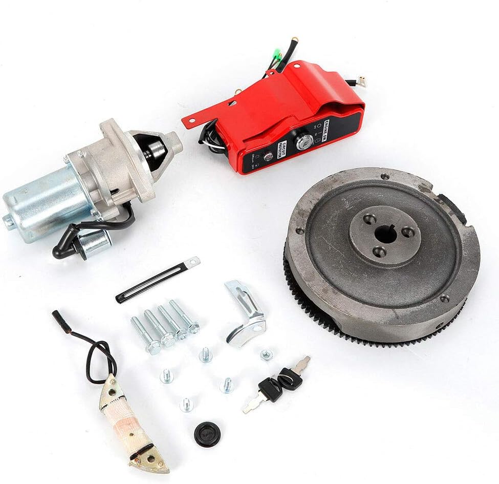 Amazon.com : Electric Start Kit Flywheel Starter Motor for Honda GX390 ...