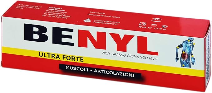 Benyl crema ultra forte 70 ml. Dolori muscolari e articolari.: Amazon ...