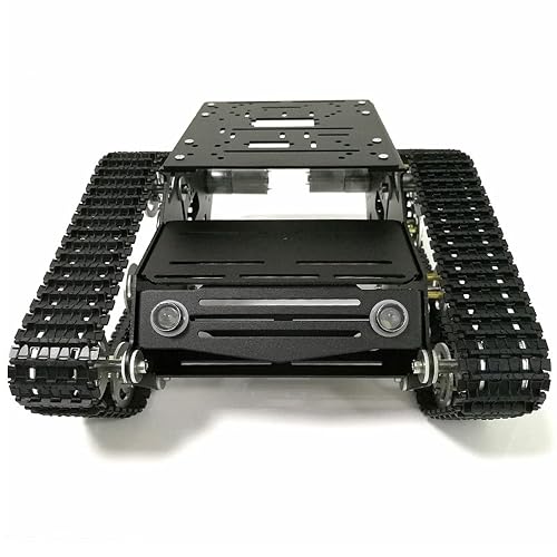 Professional YP100 Metal Robot Tank Car Chassis Kit with 2pcs Encoder ...
