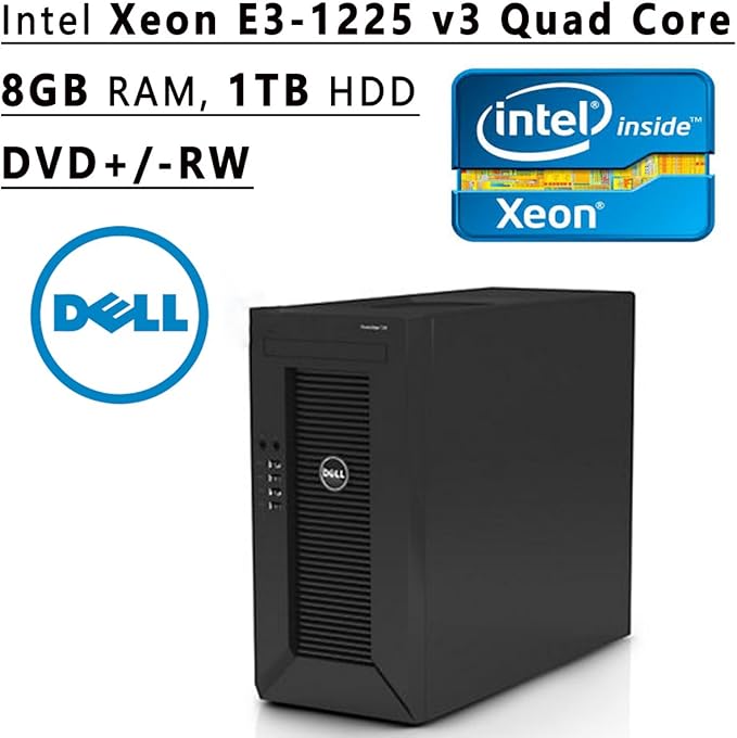 Amazon.com: Dell Flagship PowerEdge T20 tower Server System| Intel Xeon ...