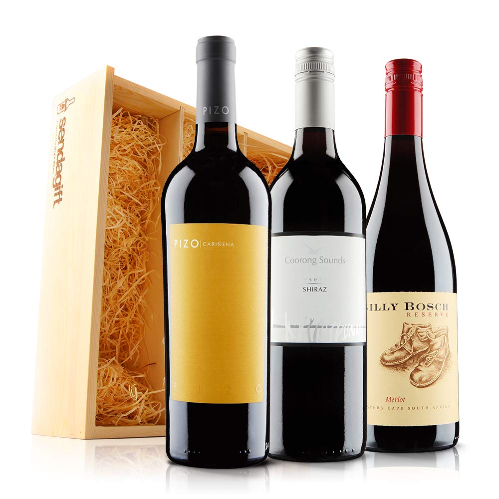 Sendagift by Virgin Wines Red Wine Trio Gift Pack: Amazon.co.uk: Beer ...