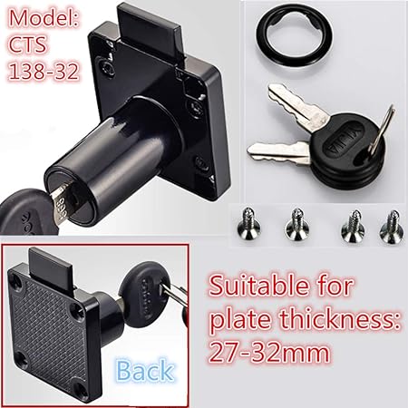 Amazon.com: Drawer Lock Letter Box Lock Desktop Lock Door Lock, Model ...