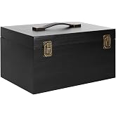 Amazon.com: LaMorée Wooden Storage Box, 12.6x9.25x6 inches X-Large Wood ...