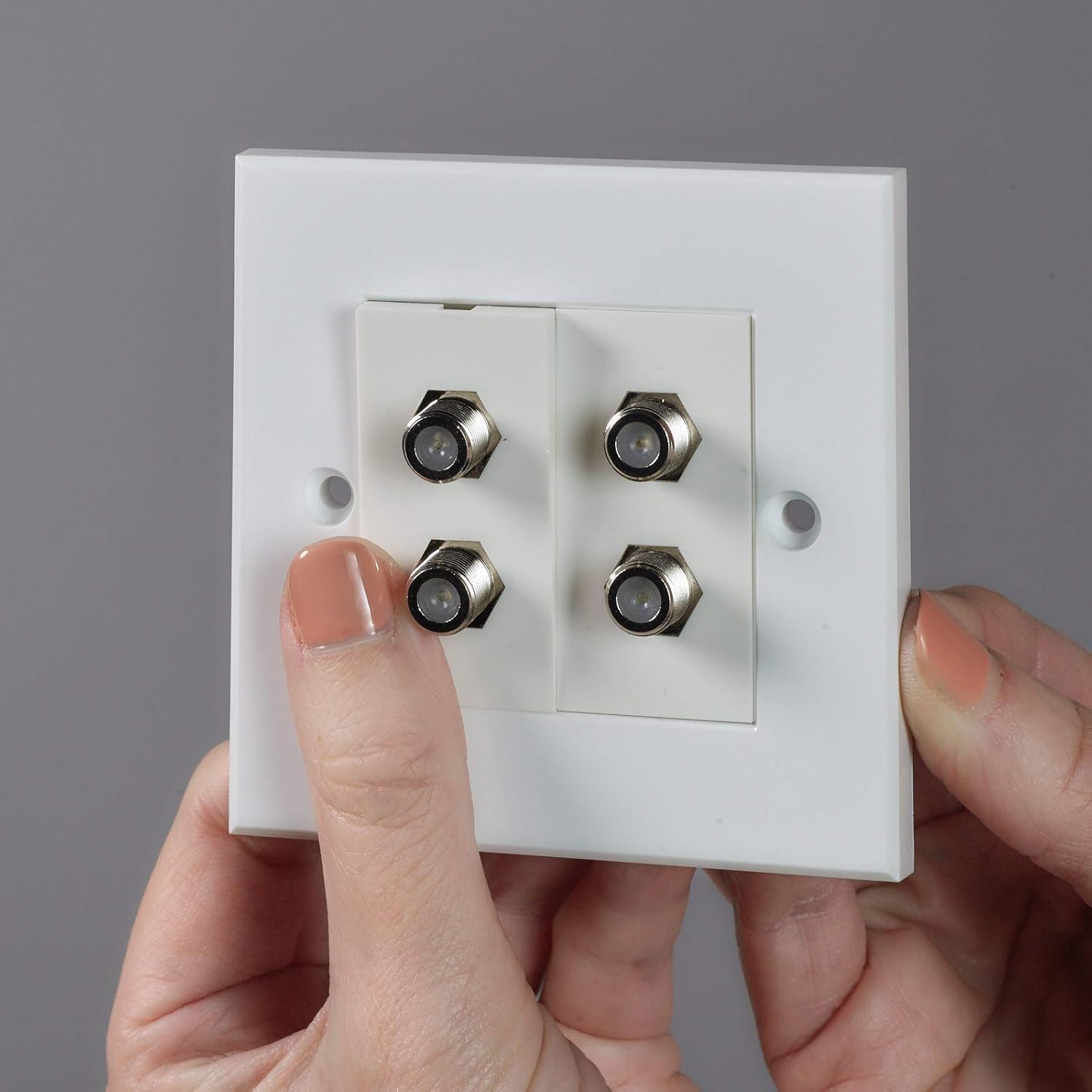 Computer Spares Silver Twin F Type (Satellite) Module – Suitable for ...