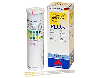 GIMA - Combi Screen 5SYS Plus, Urine Strips Test, for Visual Test or ...
