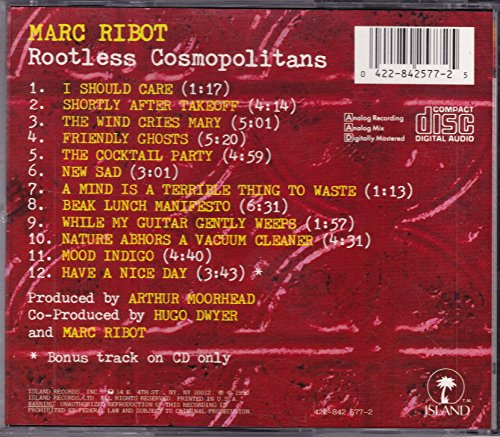 Rootless Cosmopolitans by Marc Ribot (CD, Aug-1991, Antilles) for sale ...