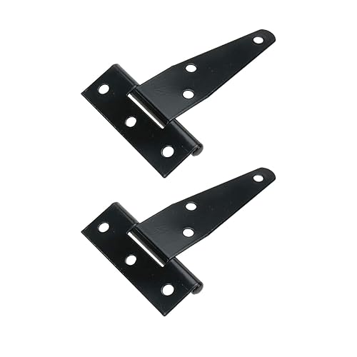 T Hinge 3 Inch Mcredy Hinge 3" Heavy Duty Black T-Strap Hinge Hardware ...