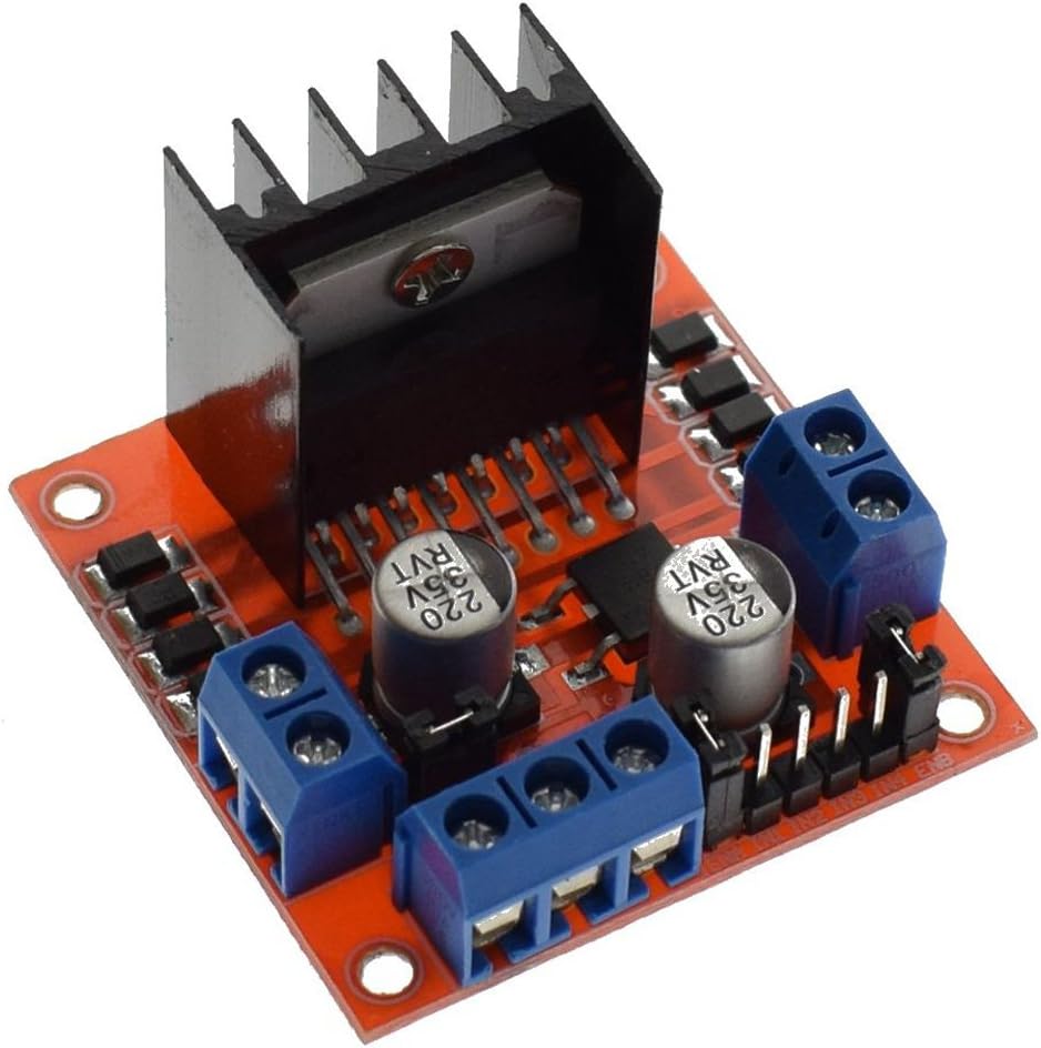 iHaospace 2 Pcs L298N Dual H Bridge DC Motor Driver Stepper Motor ...