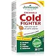 Jamieson Cold Fighter Chewable - With Echinacea, Ginger, Vitamin C and ...