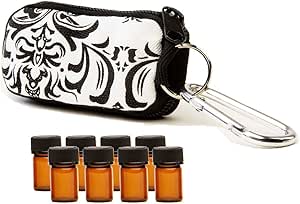 Amazon.com: Stylish Essential Oil Key Chain with 8 5/8 Dram (2 ml ...