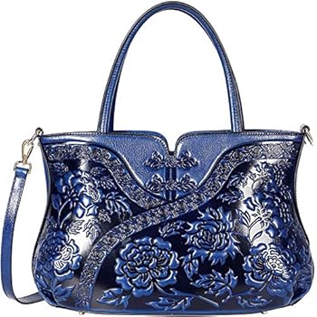 Amazon.com: PIJUSHI Top Handle Bag for Women Designer Floral Purses ...