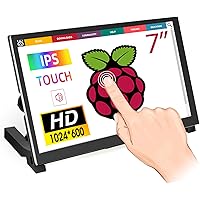 Amazon.com: ELECROW Raspberry Pi Monitor 7 Inch Touchscreen IPS Display ...
