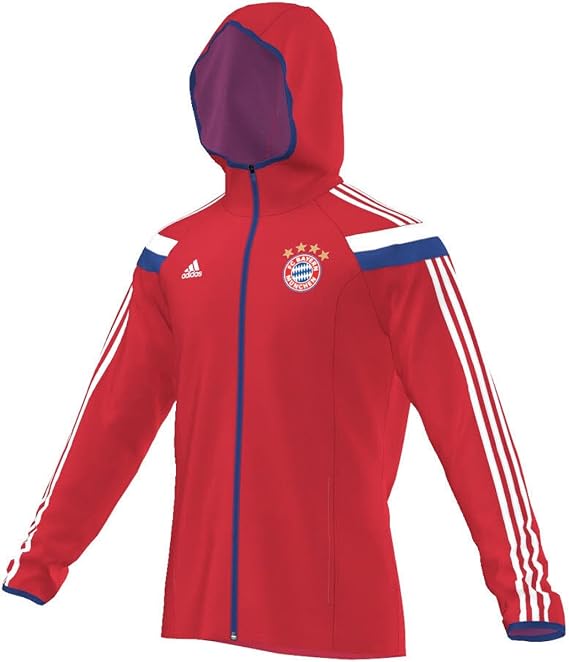 adidas Herren FC Bayern München Men'Anthem Jacket XXXL - red - White ...