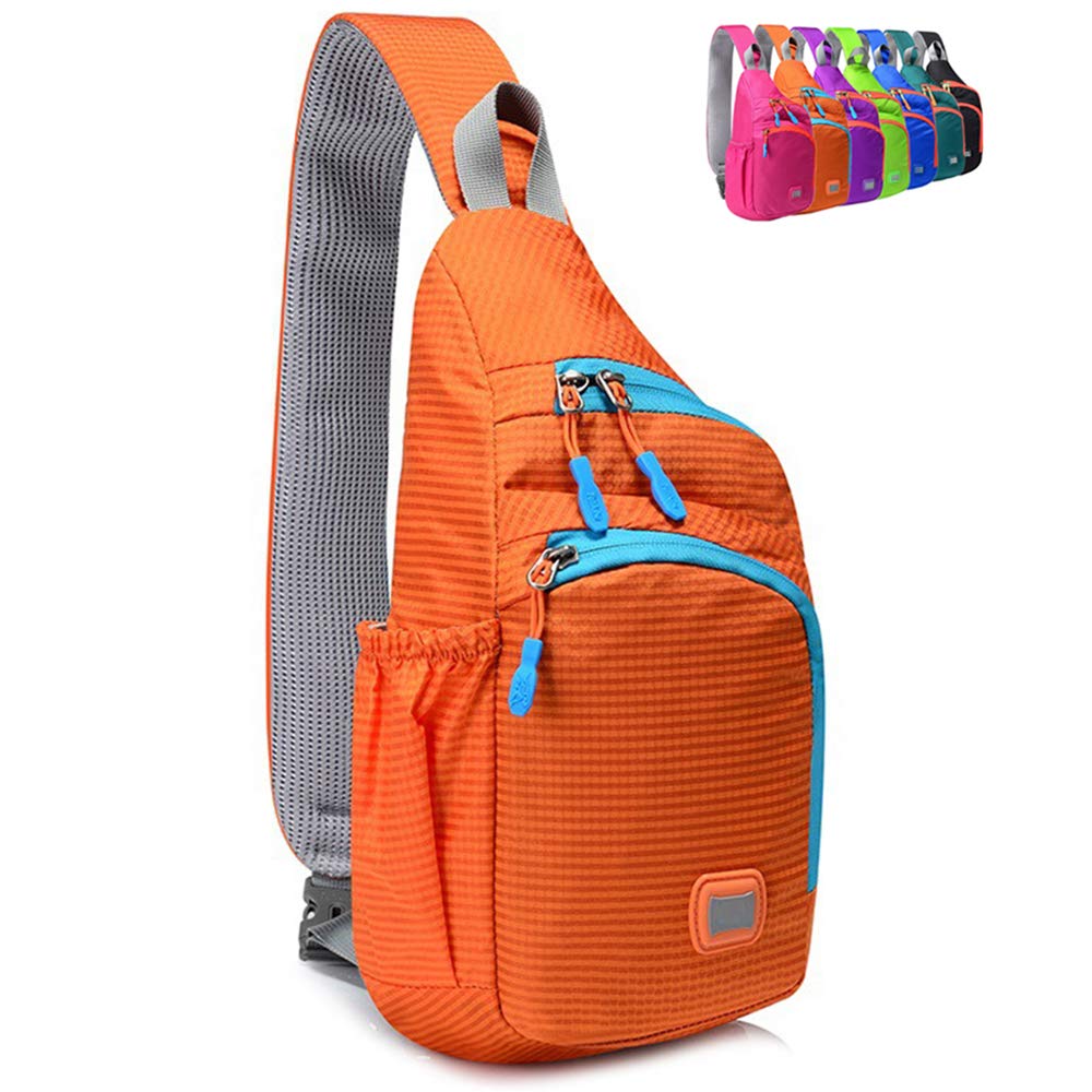 Peicees Small Sling Backpack Waterproof Unisex Shoulder Bag Chest ...