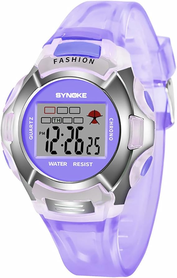 Girls Digital Watch,Kids Sport Waterproof Outdoor Watches with Alarm ...