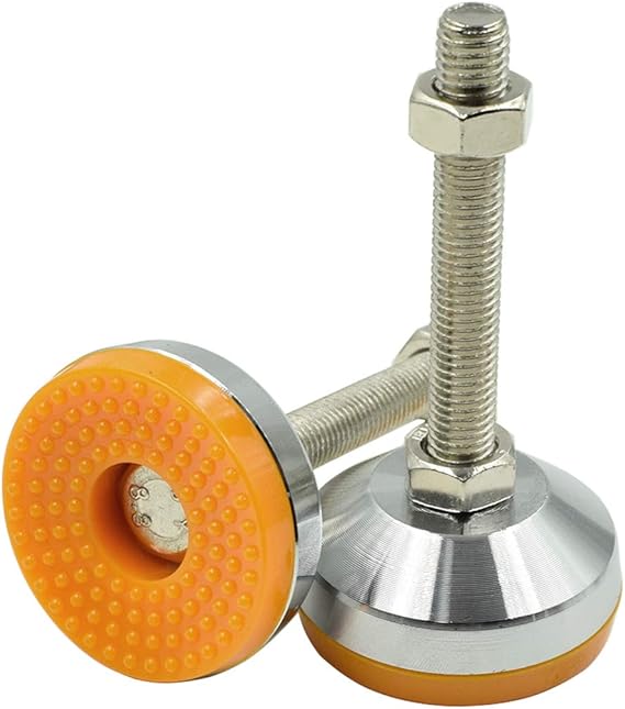 LICTOP 2 Pack M12 X 100mm Non-Skid Adjustable Leveling Feet Heavy Duty ...