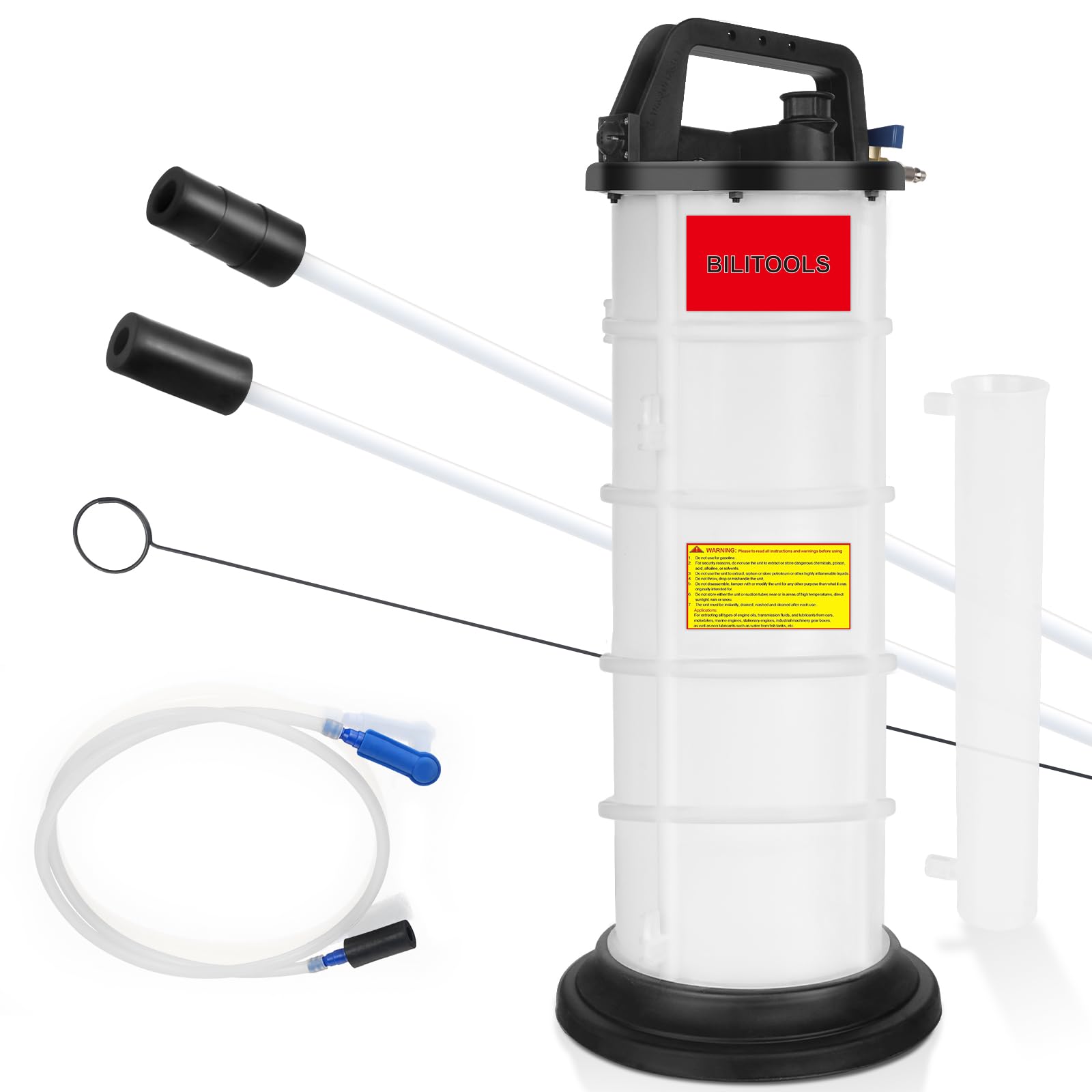 BILITOOLS 9L Vacuum Oil Pump Extractor Air Operated Automotive Oil ...