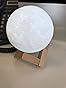 Full Moon Lamp 3D LED Night Modern Floor Lamp Dimmable Touch Control ...