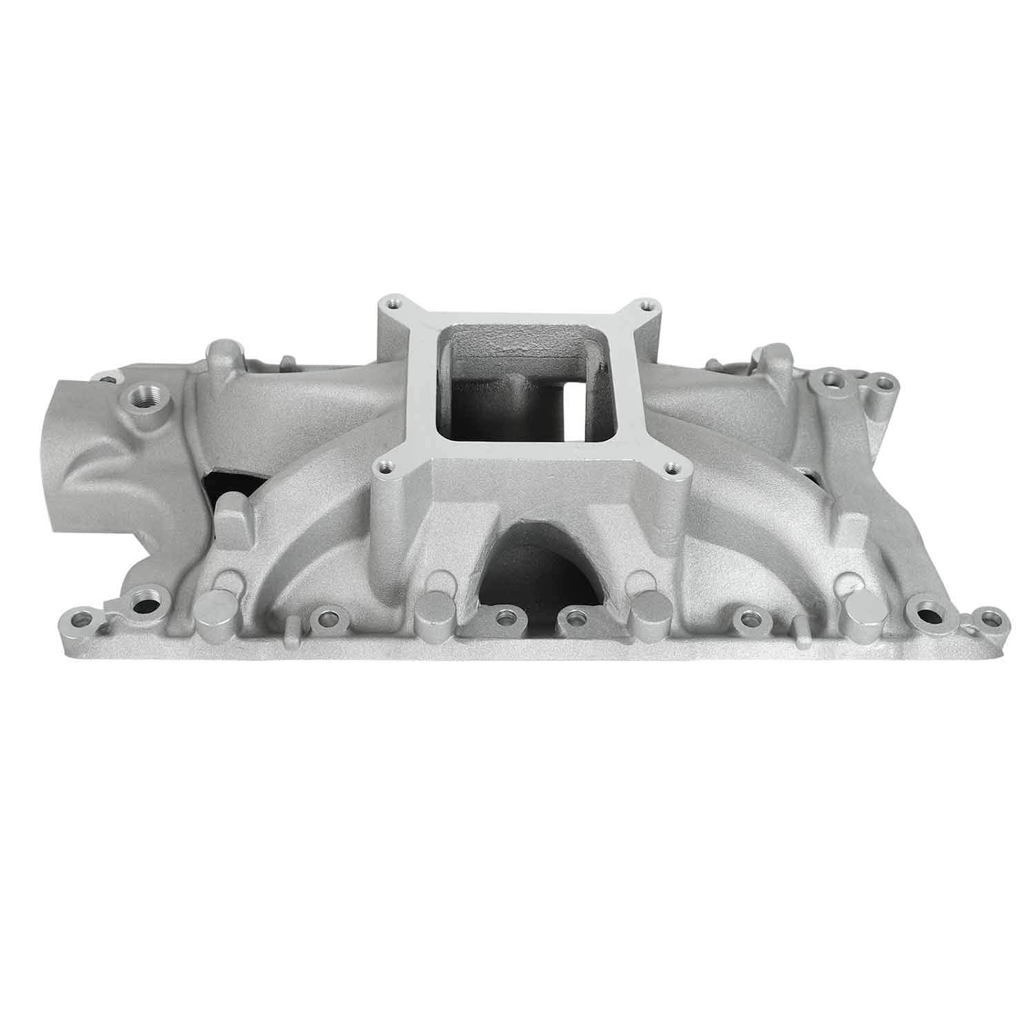 TYFYB High Rise Aluminum Intake Manifold SATIN Single plane For SBF ...