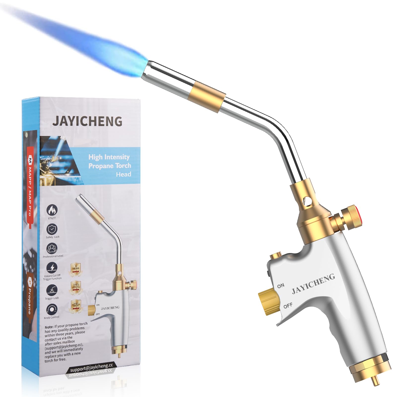 Mua Propane Torch Head kit, High Intensity Trigger Start Mapp Gas Torch ...