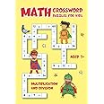 Math Crossword Puzzles for Kids: Criss Cross Math Workbook ...