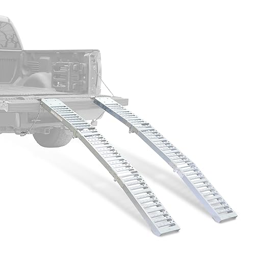 Rockland 72" x 9" Tri-Fold Steel Truck Ramps, 1000 LBS Capacity ...