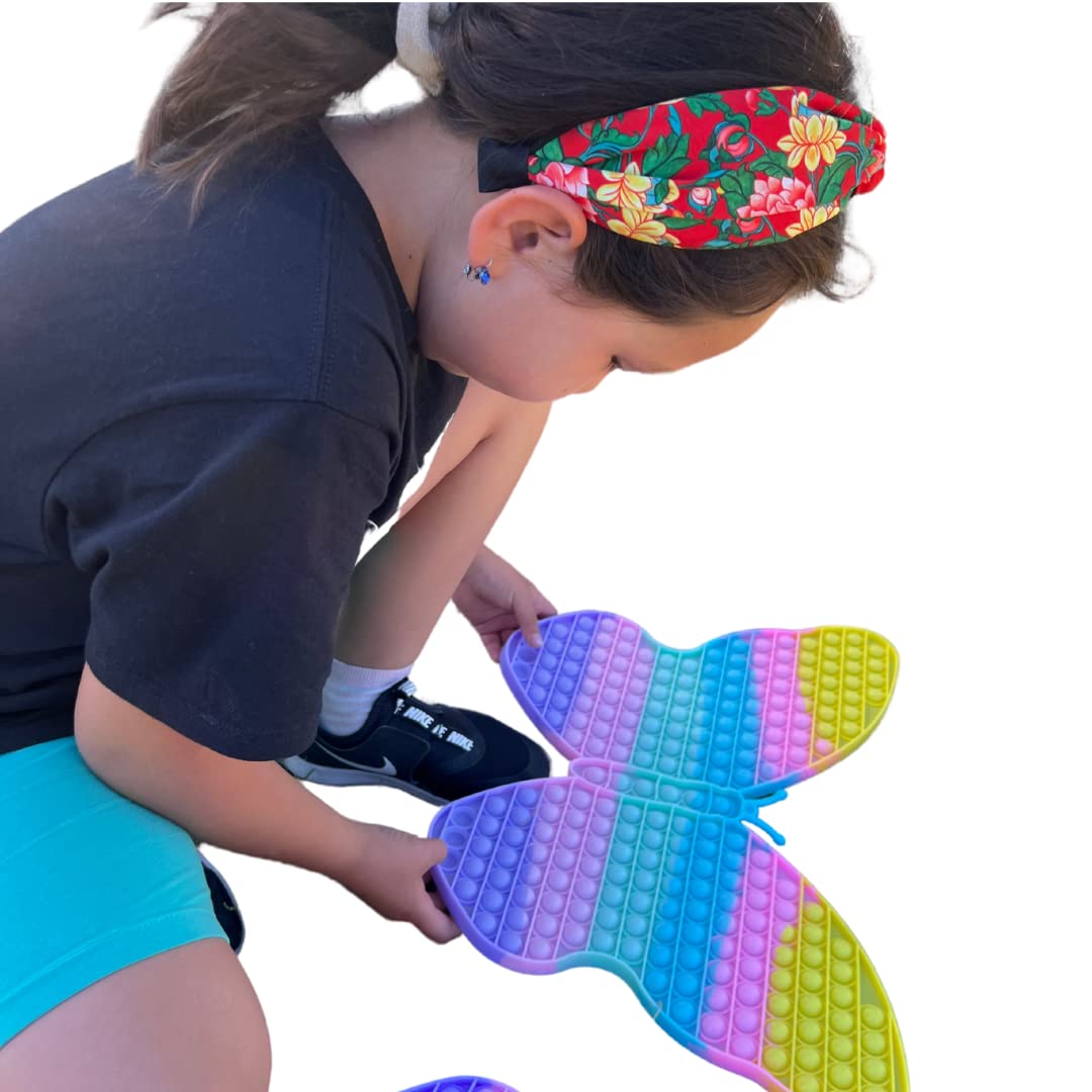 Mua 19 Inch Giant Push Pop It Butterfly Fidget Toy Jumbo Pop It Games ...