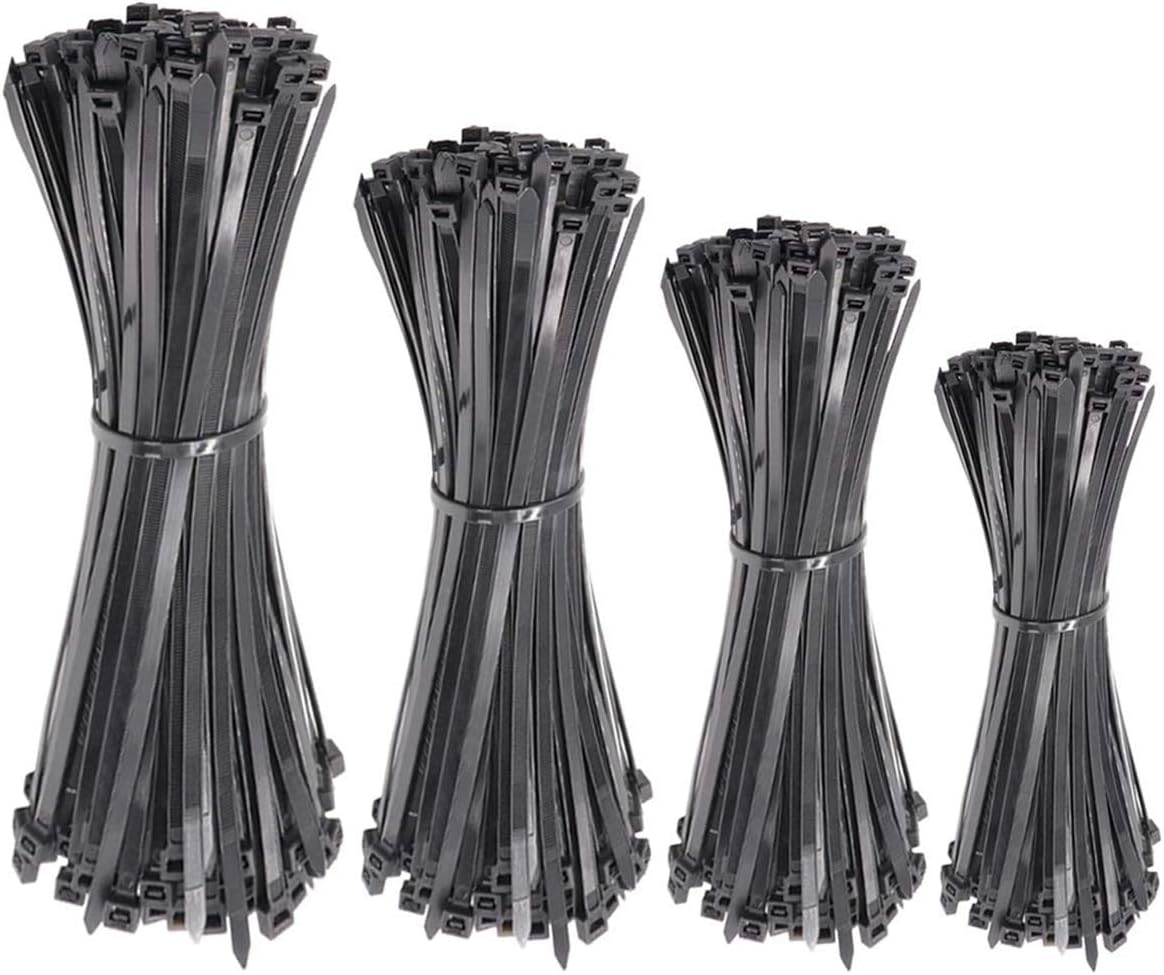 Kafton 100 Pack || Cable Ties || 300mm x 4.8mm || Black Nylon Zip Tie ...