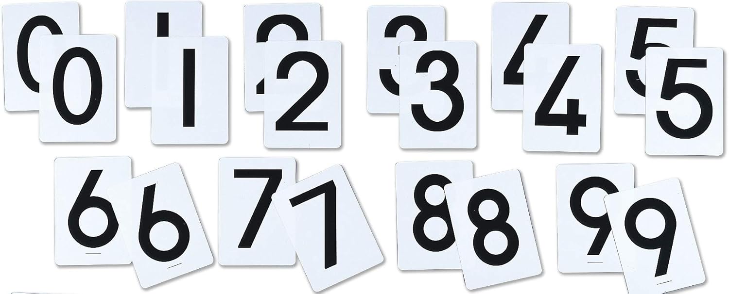 Learn Well T1142 Teachers Large Digit Cards – BigaMart