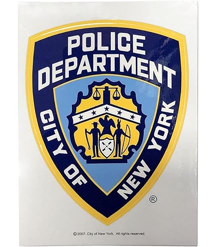 Placa De La Policía Del Estado De Nueva York