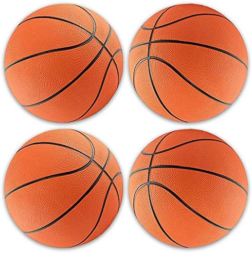 Mini Rubber 7 Basketballs 4-Pack by PlayTime – starkidslearn.com