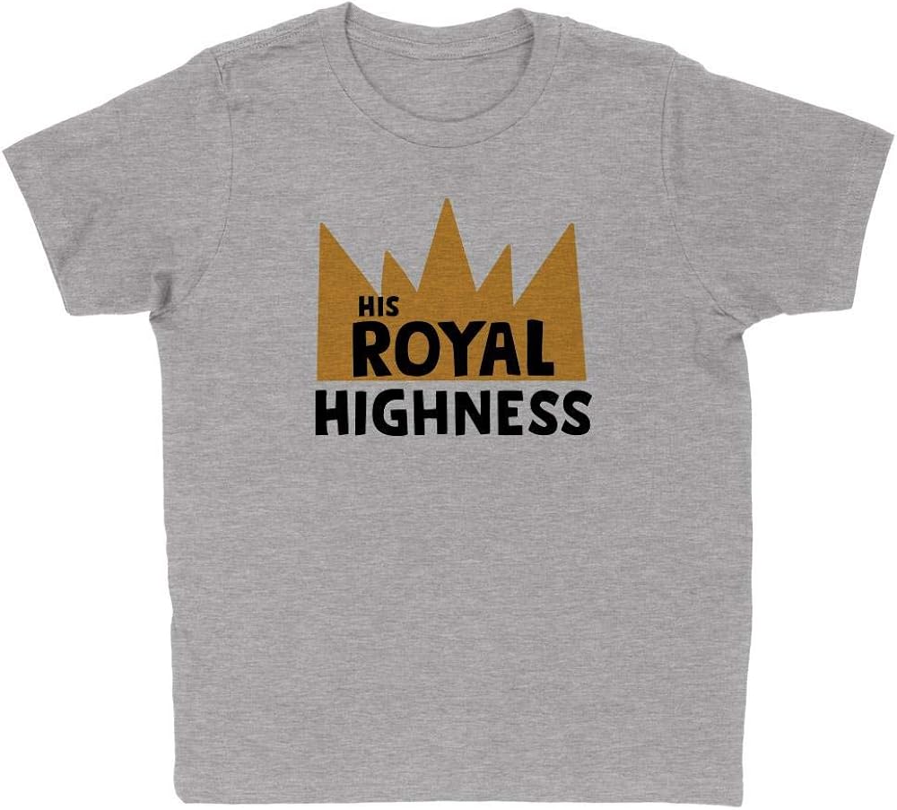 Amazon.com: His Royal Highness Kids T-Shirt Youth: Clothing