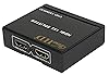 ViewHD 2 Port 1x2 Powered HDMI 1 in 2 Out Mini Splitter for 1080P & 3D ...