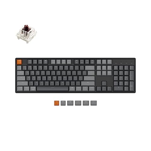 Keychron K10 RGB Full Size Layout Hot-Swappable Mechanical Keyboard for ...