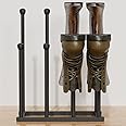 Amazon.com: Tigerden 22.5 Inches Free Standing Shoe Racks, Tall Black ...