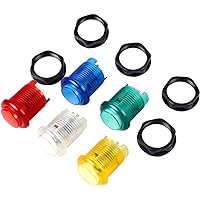 Amazon.com: EG Starts 5X 30mm Arcade LED Lights Push Button Built-in Switch 5V Illuminated ...