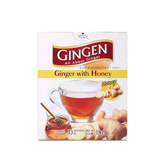 Amazon.com : GINGEN Instant Ginger Tea with Honey, Herbal Drink ...