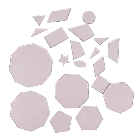 Amazon.com: Clear Plastic Tracing Shapes: Industrial & Scientific