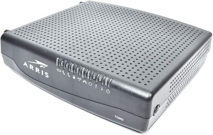 Touchstone Arris TG862g (Comcast versión) docsis 3,0 WiFi residencial ...