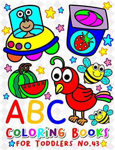 ABC Coloring Books for Toddlers Book2: A to Z coloring sheets, JUMBO ...