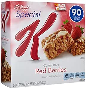 Amazon.com: Kellogg's Special K Special K Cereal Bars - Strawberry - 6 ...