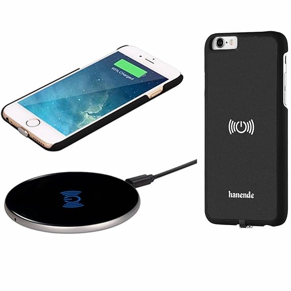 Wireless Charger Kit for iPhone 6, hanende [Sleep-Friendly] Metal ...