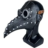 Amazon.com: Starhig Halloween Plague Doctor Mask,Steampunk Bird Plague ...