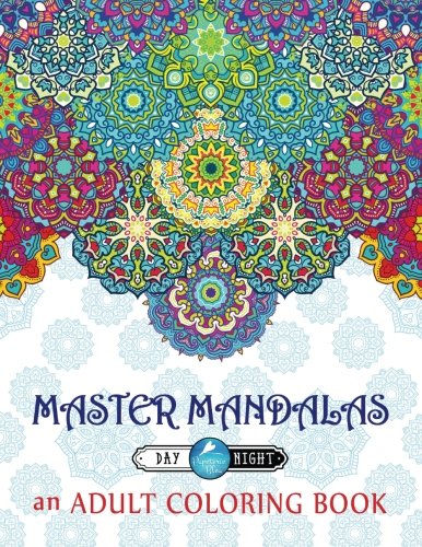 Download Free: Master Mandalas Adult Coloring Book: Day & Night Edition ...