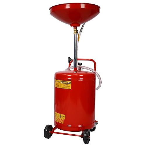 Goujxcy 18 Gallon Waste Oil Drain, Pressurized Air Operated Fluid Drain ...