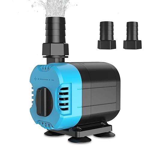 Submersible Water Pump, 45W Fountain Pump 1320 GPH 110V Powerful ...